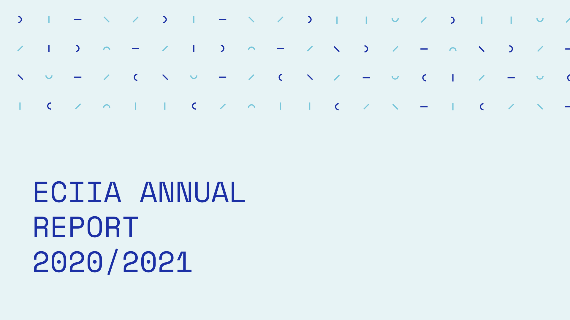 ECIIA Annual Report 2020/2021 | ECIIA